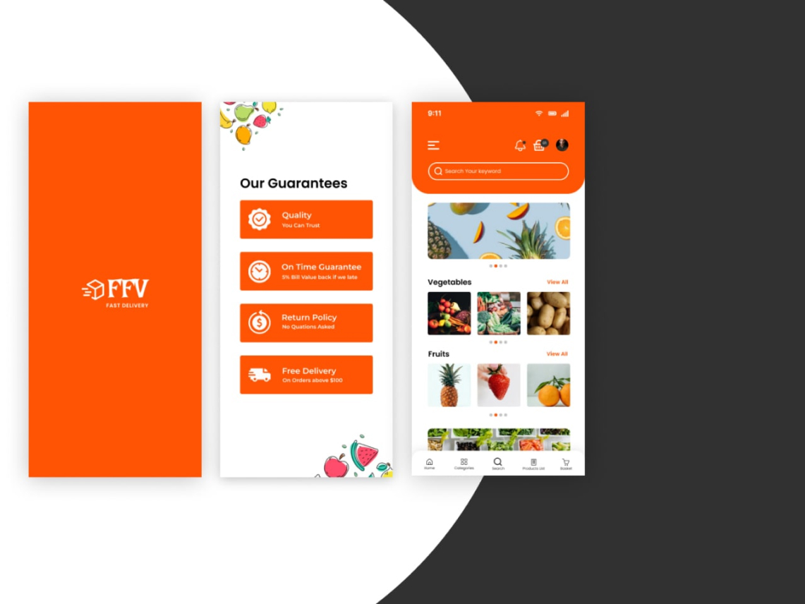 Grocery deliver App - Blue Infinity Tech LLP